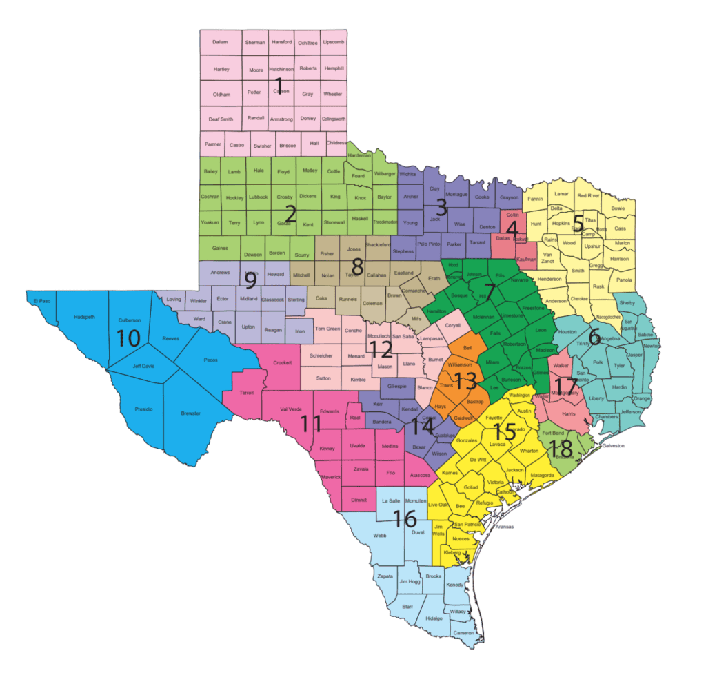 TFRW Region Map - TFRW